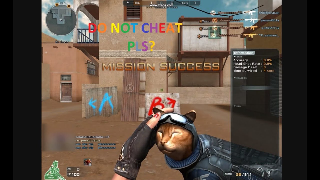 CrossFire Shoot Through Walls Cheat Users in Rank Match Season 6 2019 ...