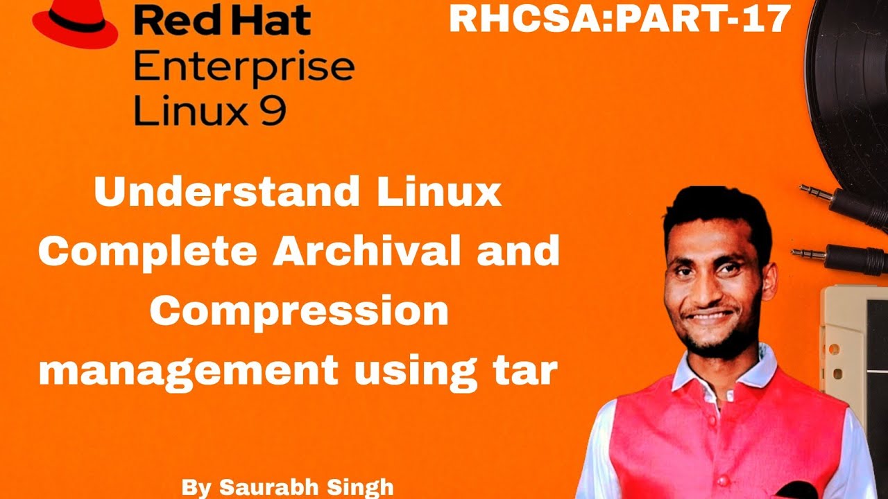 RHEL9 complete archival and compression using tar command - YouTube