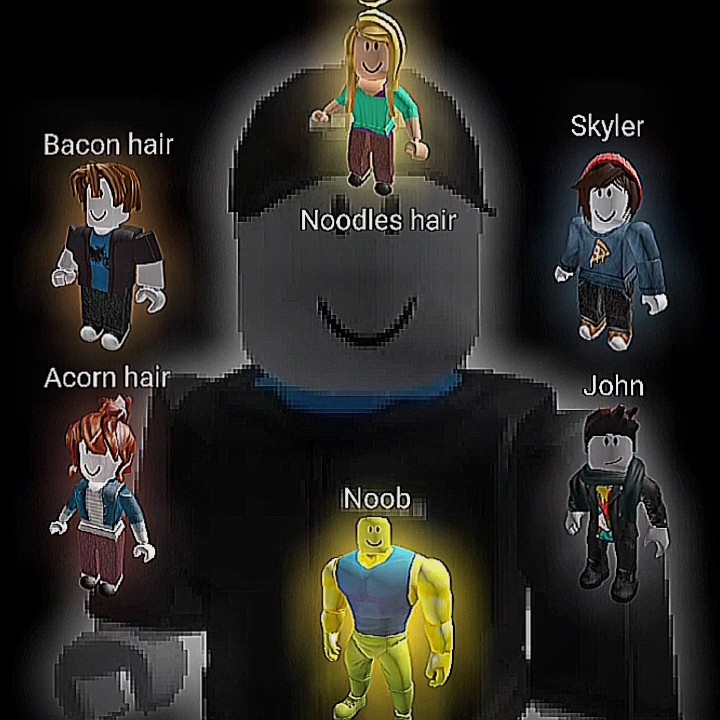 the 7 roblox avatar #stickman44 #roblox #baconhairs #undertale #edit # ...