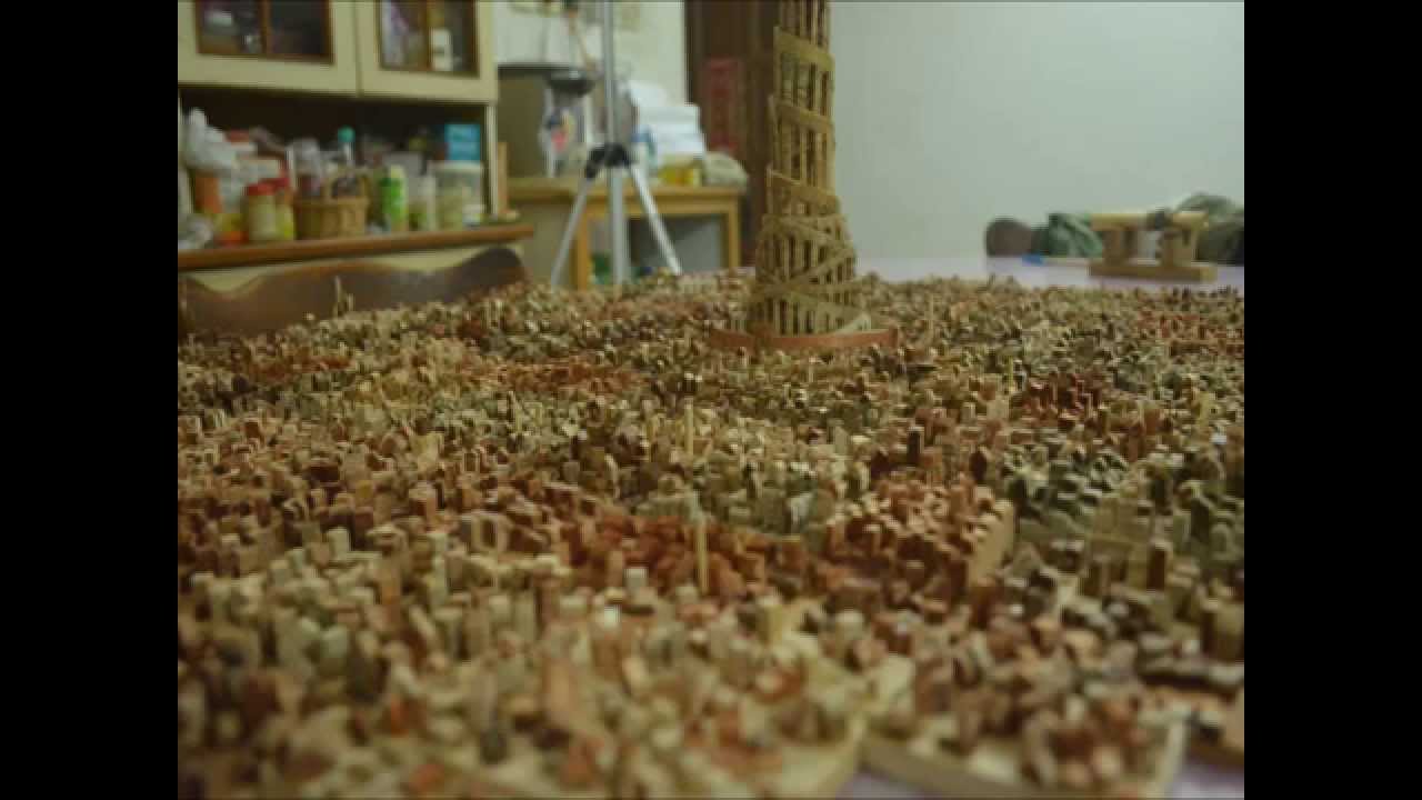 how to build Wooden Babylon Miniature model City 3 extended - YouTube