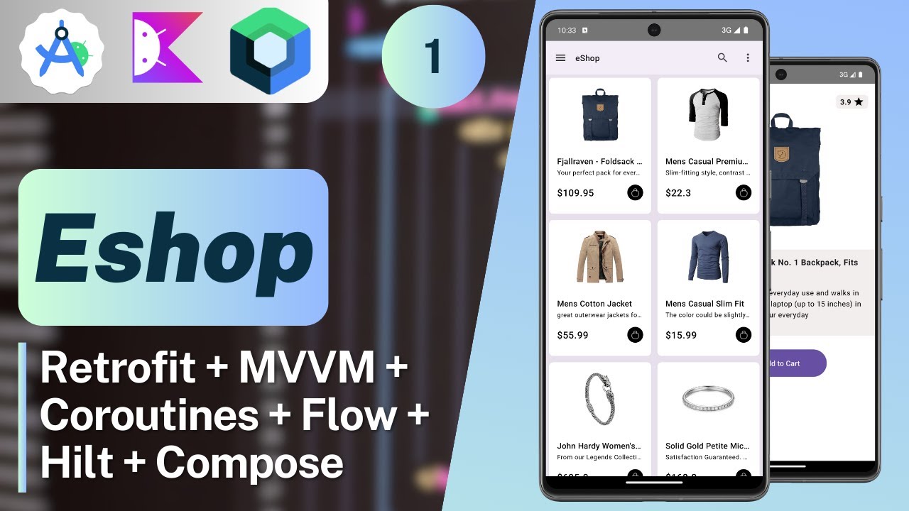 Build An Eshop App With Mvvm Hilt Coroutines Flow And Broadcast Receiver Using Jetpack Compose