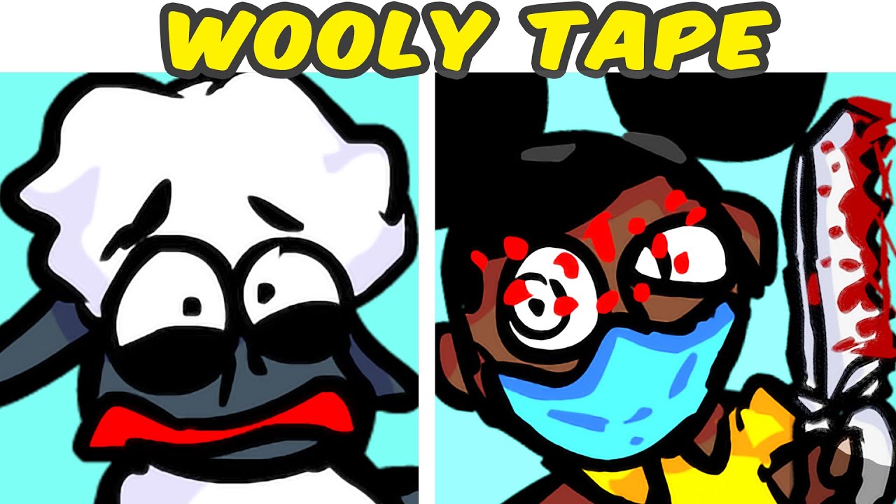 Friday Night Funkin' VS VHS Amanda the Adventurer VS Wooly the sheep ...
