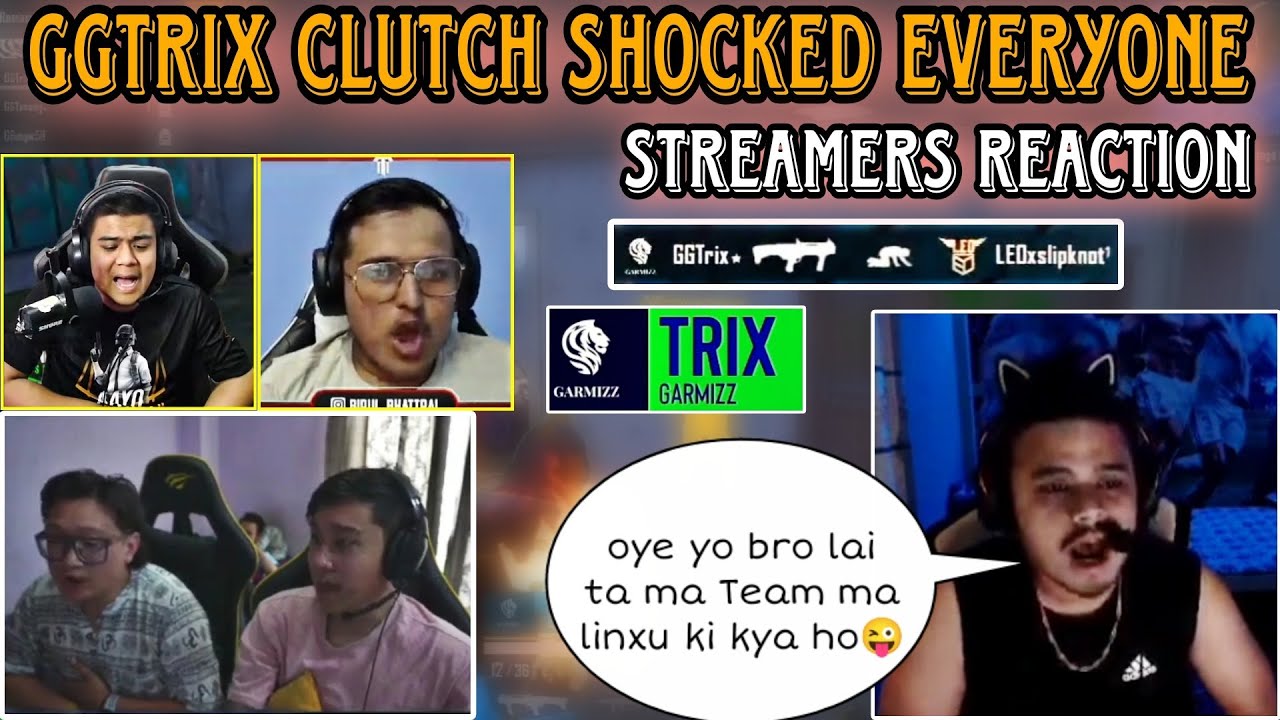 TRIX Shocked Everyone by His Incredible Clutch 🔥 | Streamers Reaction ...