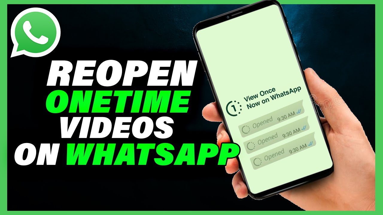 How To Reopen Onetime VideosOn WhatsApp | Rewatch Onetime Videos WhatsApp [2023 UPDATE] - YouTube