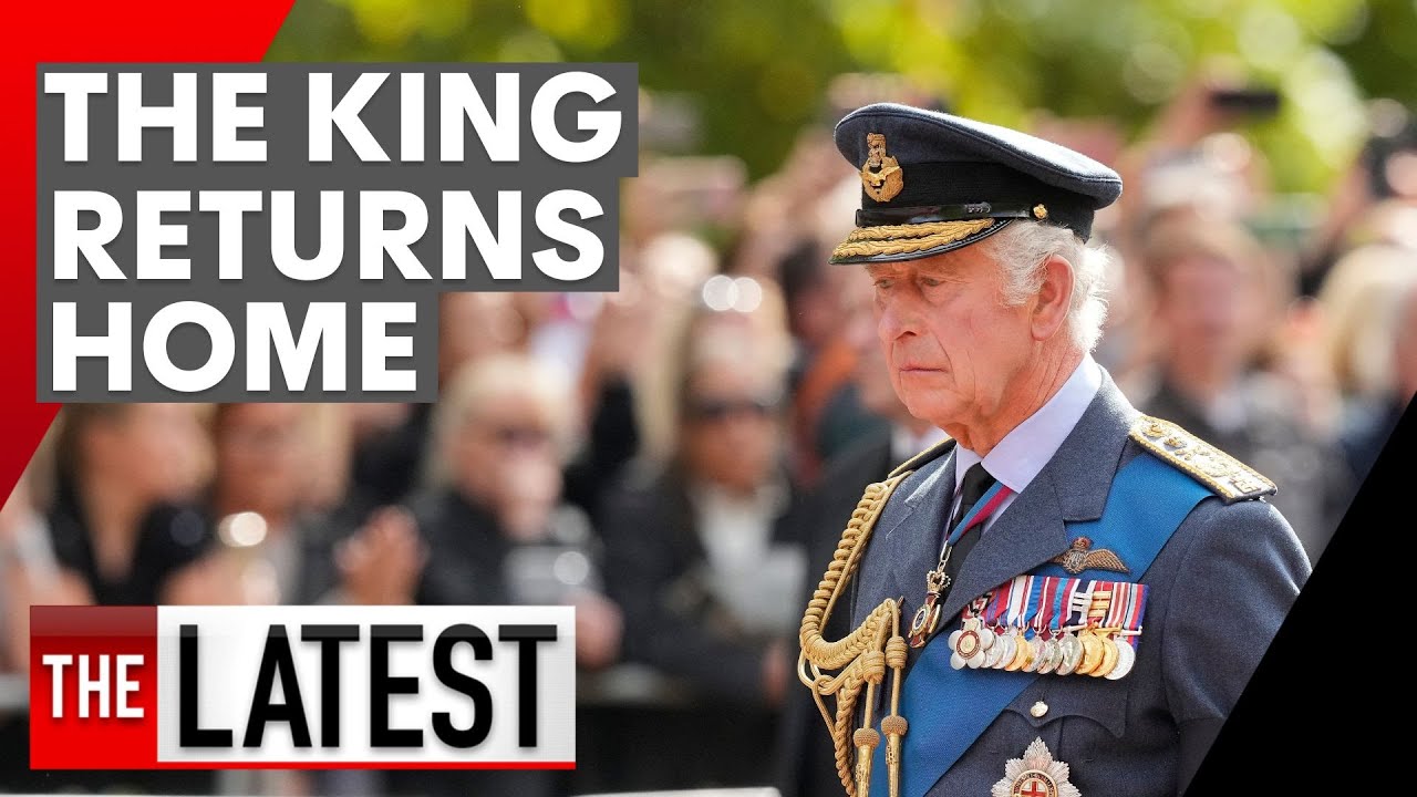 King Charles returns to home in Highgrove | 7NEWS - YouTube
