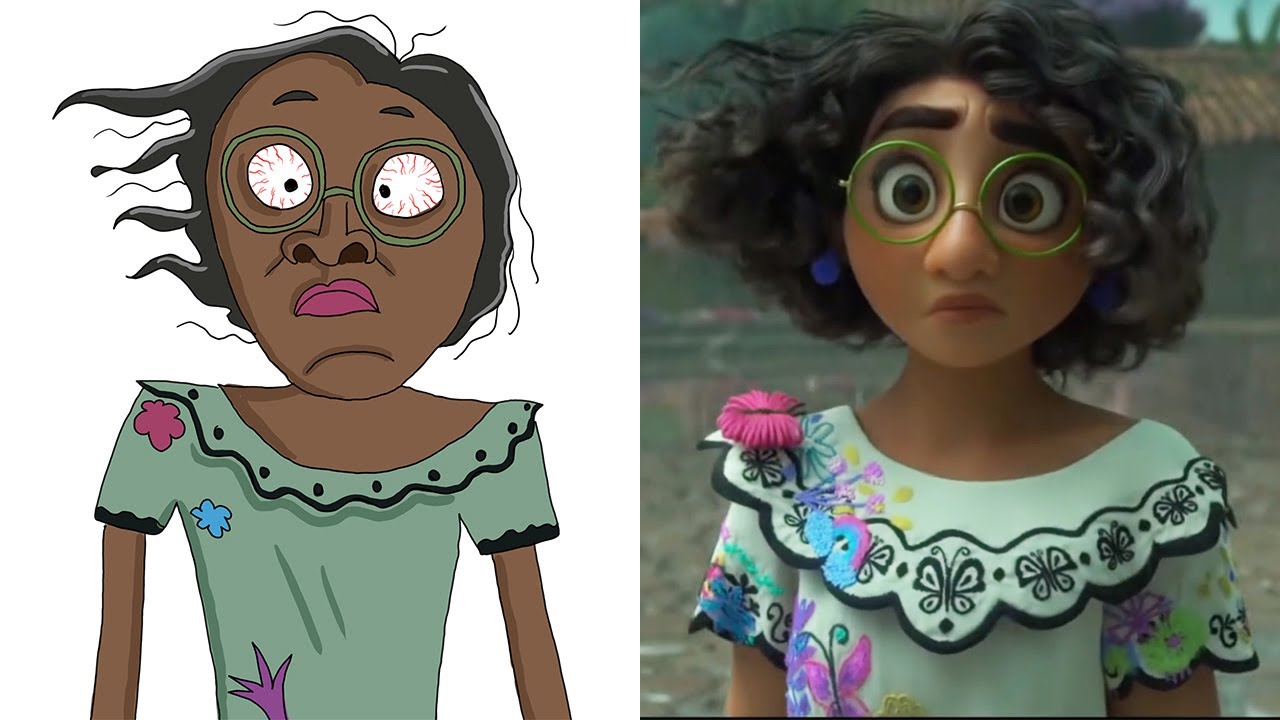 We Don't Talk About Bruno drawing meme | From Encanto | Funny Drawing ...