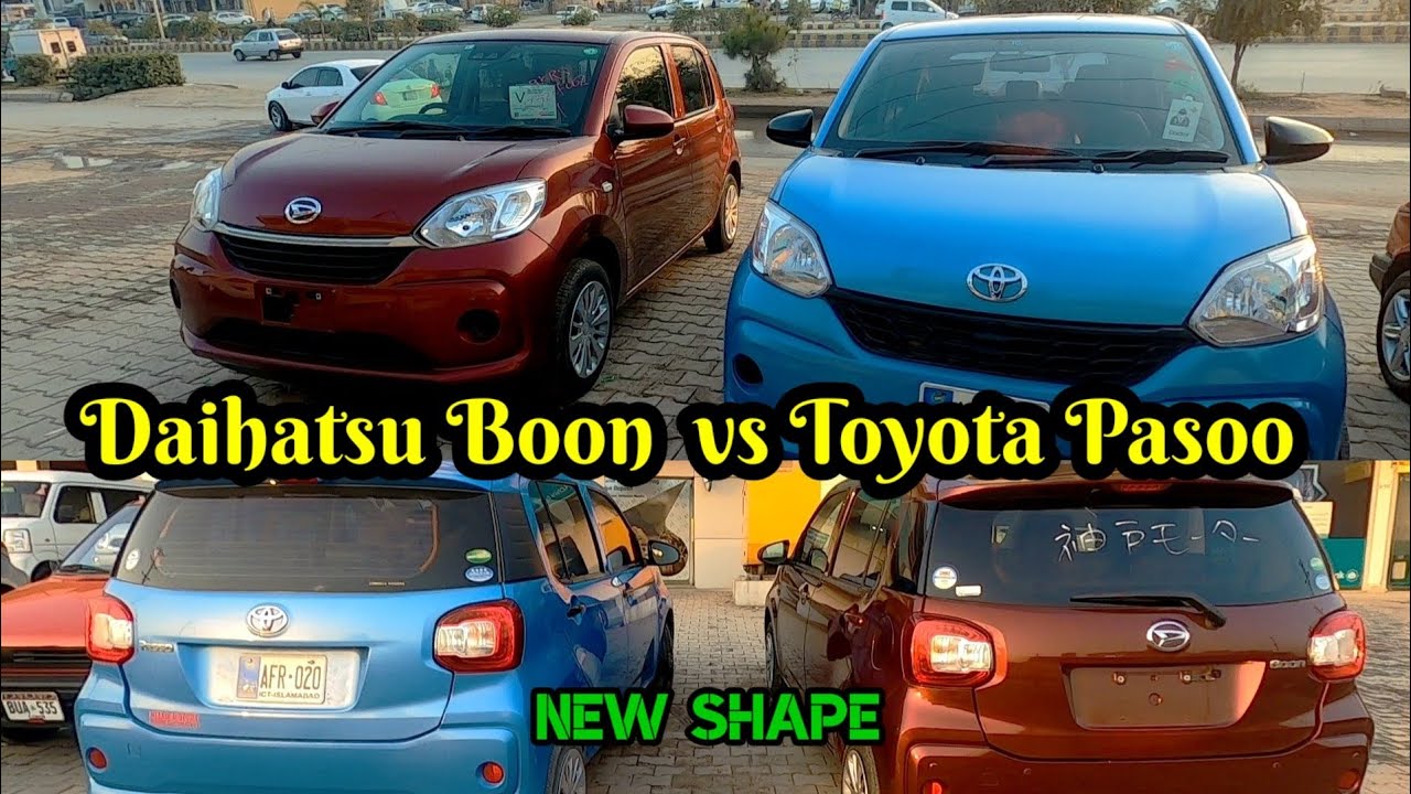 Toyota Pasoo Vs Daihatsu Boon | Passo Vs Boon | Daihatsu Boon Review ...