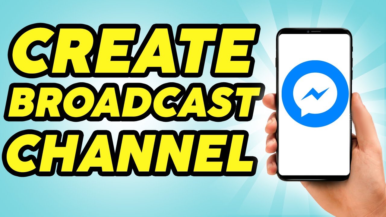 How To Create Broadcast Channel On Facebook Messenger - 2024 - YouTube
