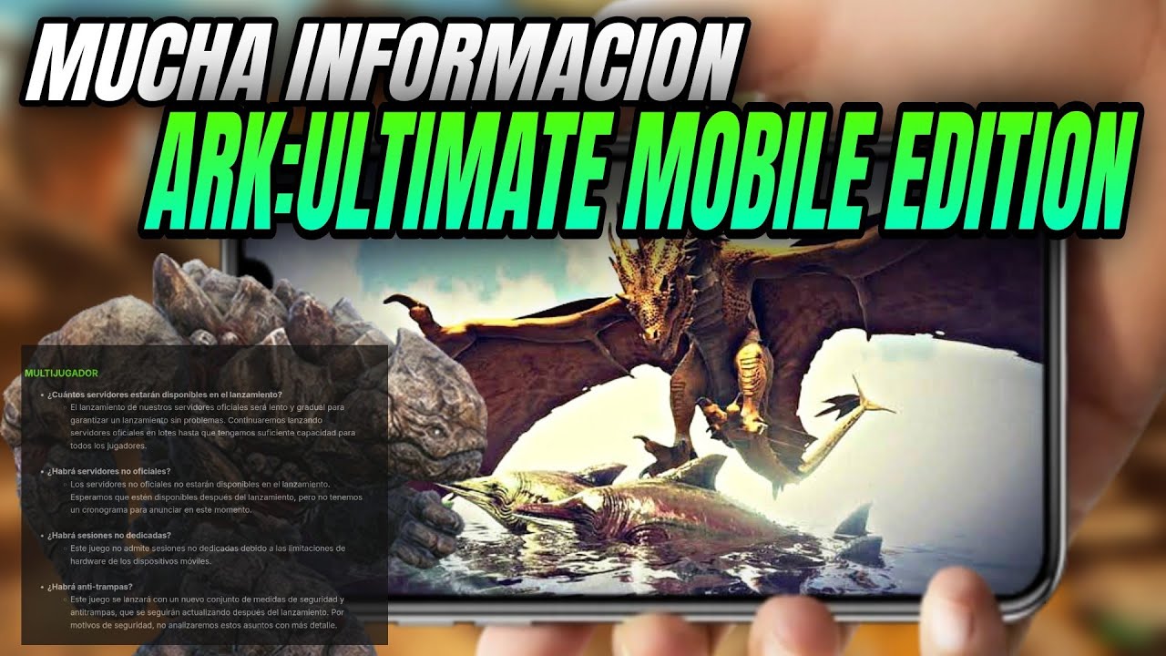 🔴 MAS información de ARK: ULTIMATE MOBILE EDITION como PESO ...