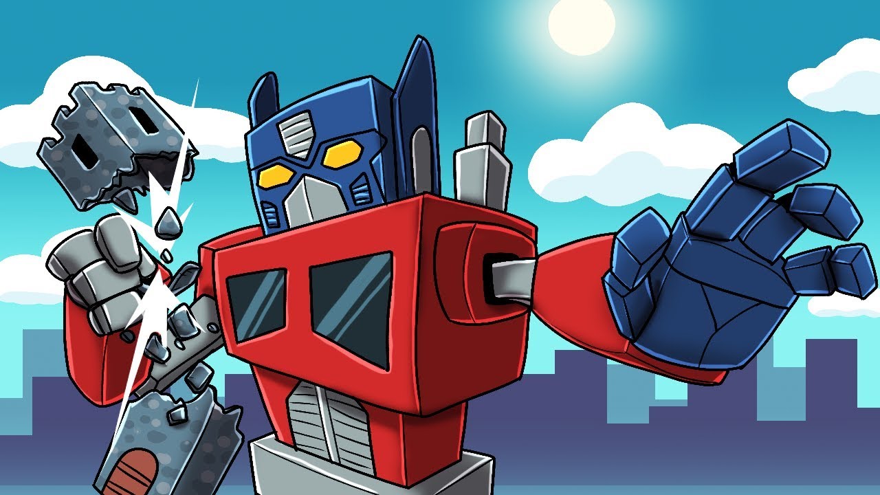 Minecraft - TRANSFORMERS BASE CHALLENGE: Optimus Prime.EXE ...