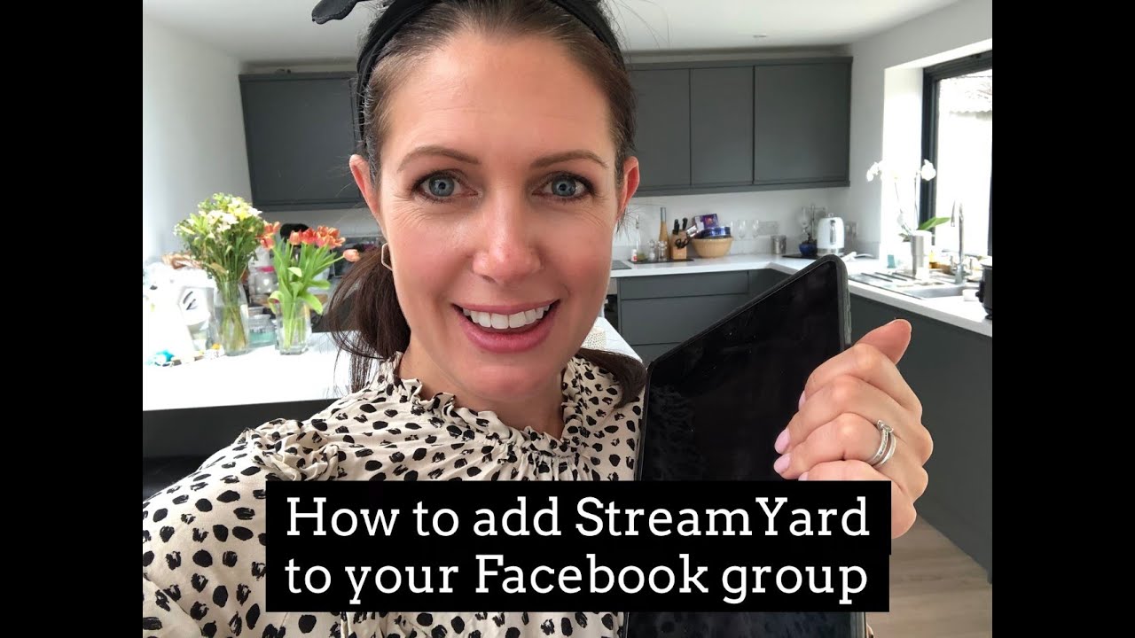 How to add StreamYard to a Facebook Group step by step - YouTube