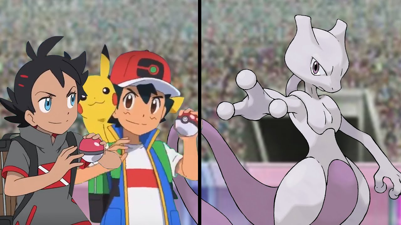Pokemon Sword and Shield: Ash and Goh Vs Mewtwo (Mewtwo Returns) - YouTube
