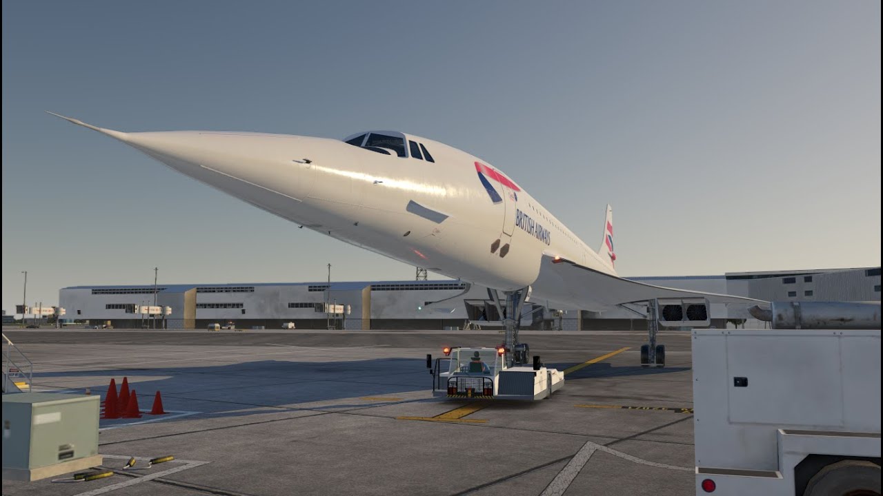 Concorde | Heathrow | Gate 421 | Pushback and start up | Xplane 11 ...