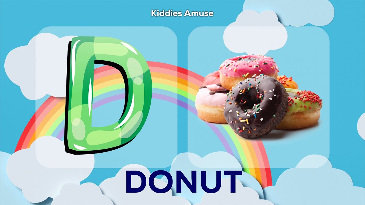 Letter D | Dog, Duck, Donut & Dinosaur | Learn the Letter D - YouTube