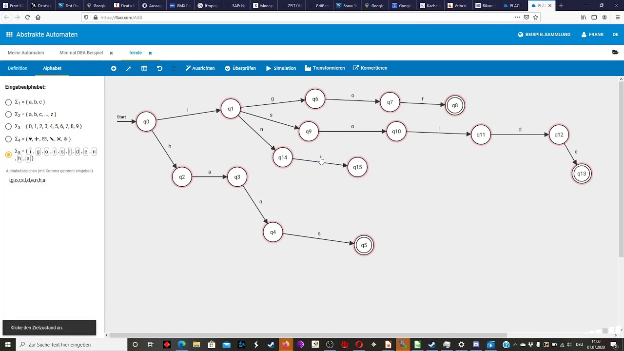 Informatik Oberstufe: Endliche Automaten 3 - YouTube