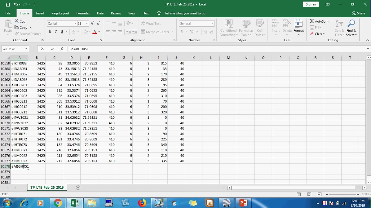 Update cell file with new site - YouTube