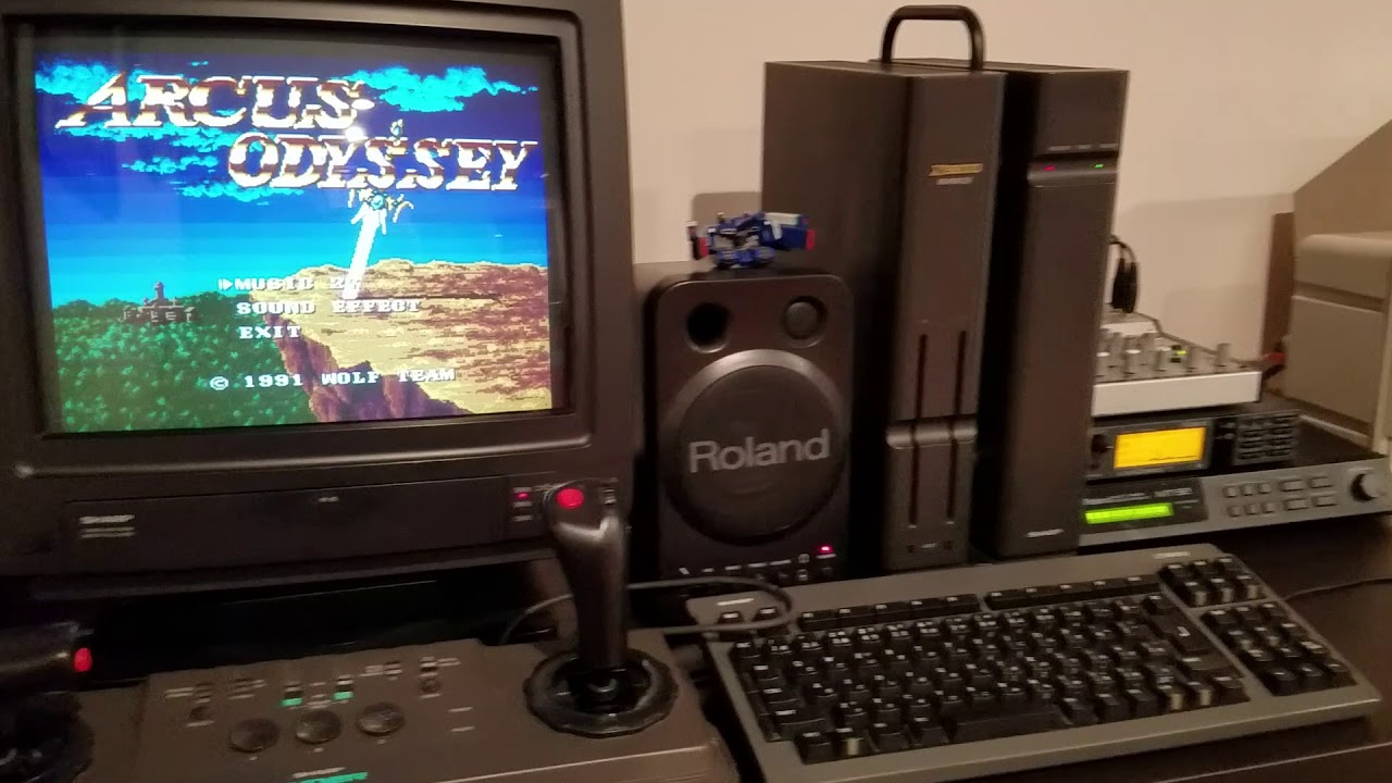 Sharp X68000: Arcus Odyssey MT-32 MIDI Demo - YouTube