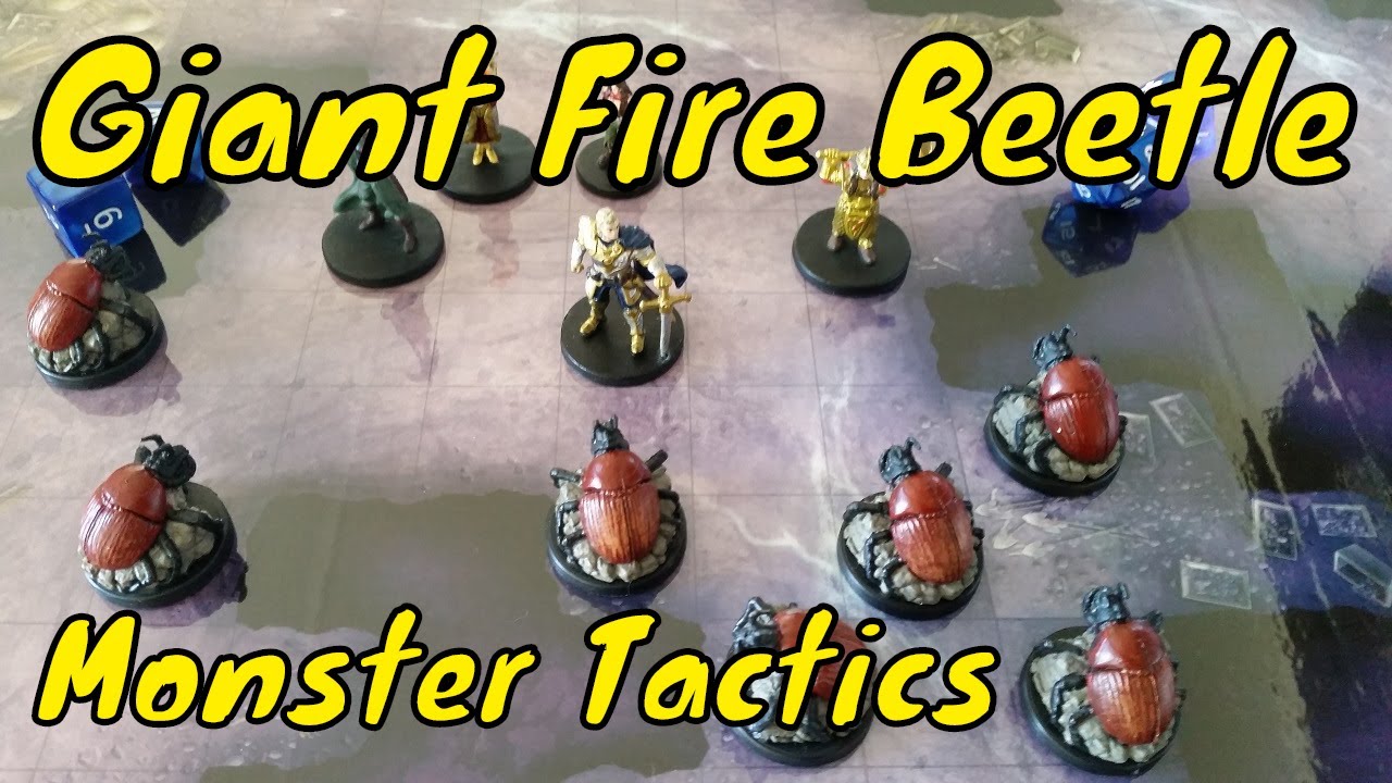 D&D (5e): Monster Tactics, Giant Fire Beetle - YouTube