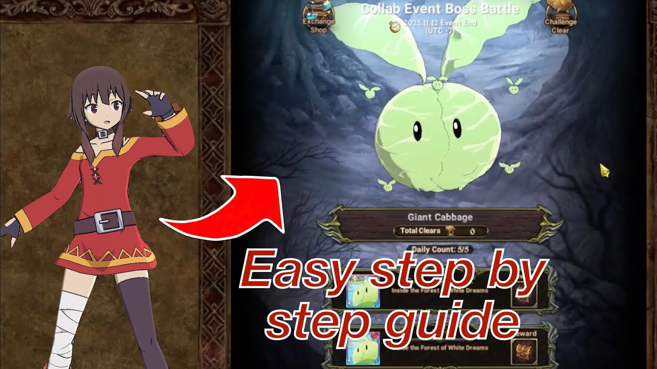Easy F2P Guide On The New Collab Cabbage Boss - Seven Deadly Sins ...