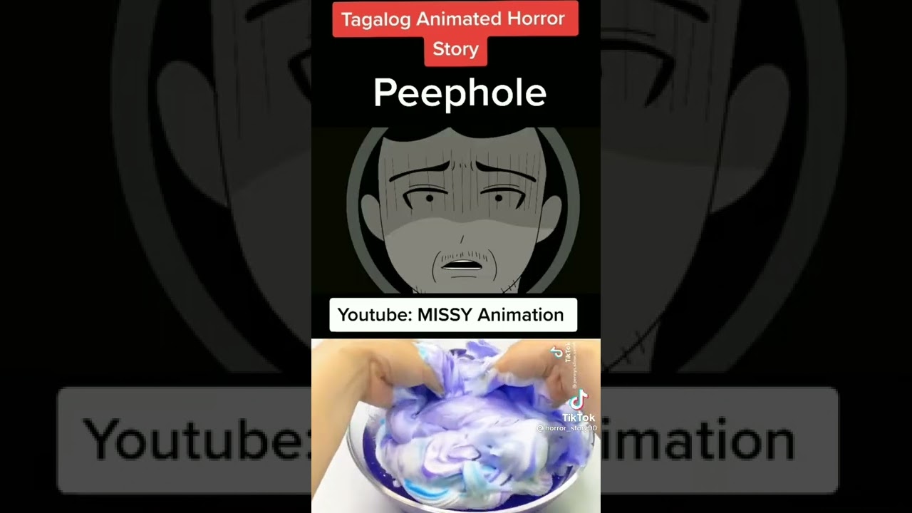 animated horror story with slime - YouTube