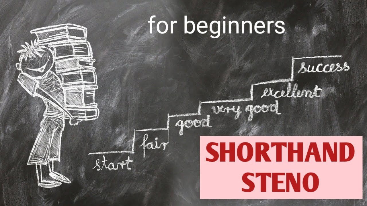 Shorthand stenography for beginners - YouTube