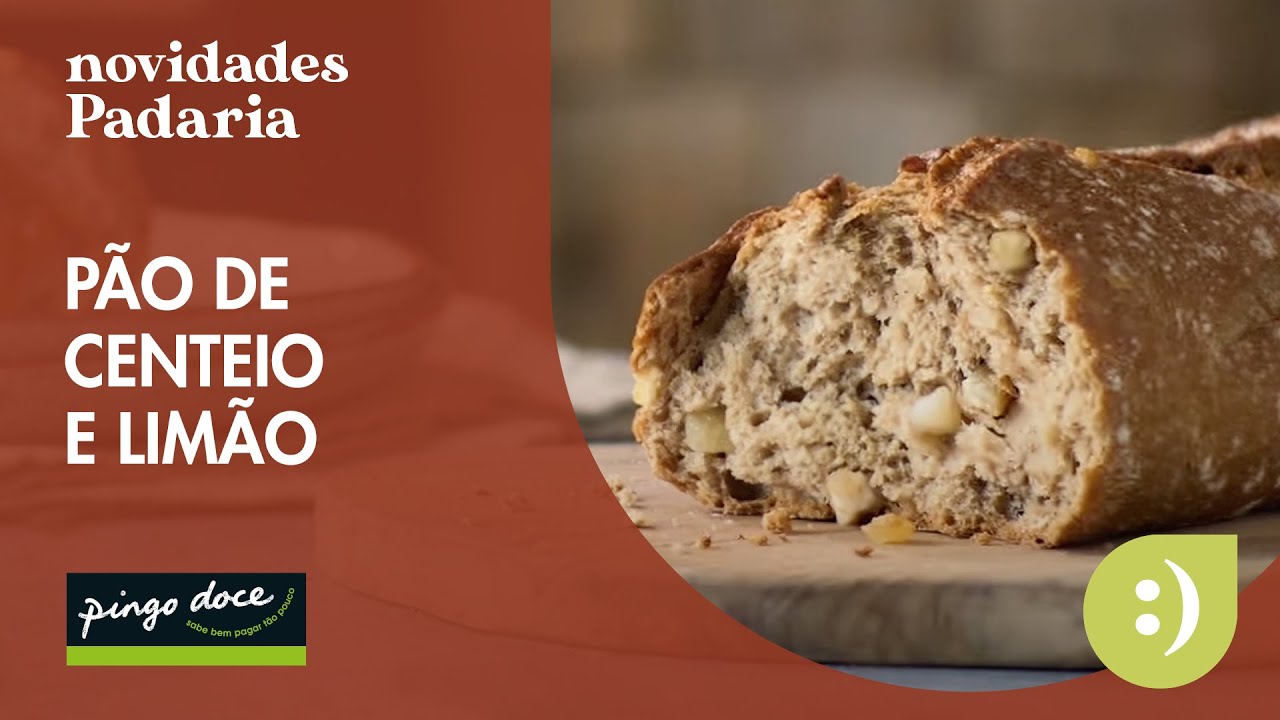 Pão de Centeio e Limão | Novidades Padaria | Pingo Doce - YouTube