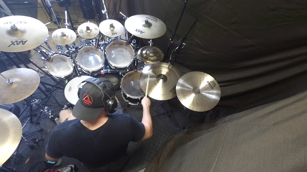 CRYPTERIA - "Mechanized Insurgency" Drum Playthrough - YouTube