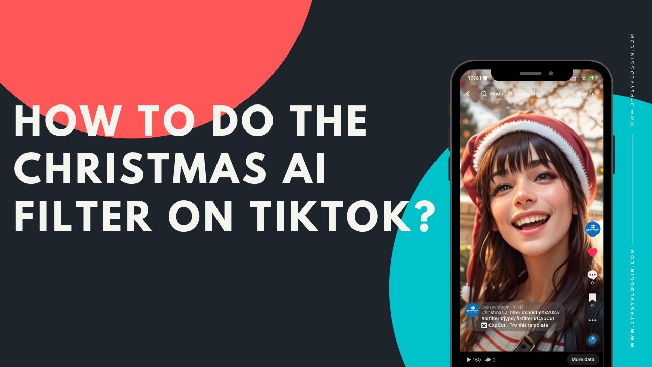 How to do the Christmas AI filter on TikTok - YouTube