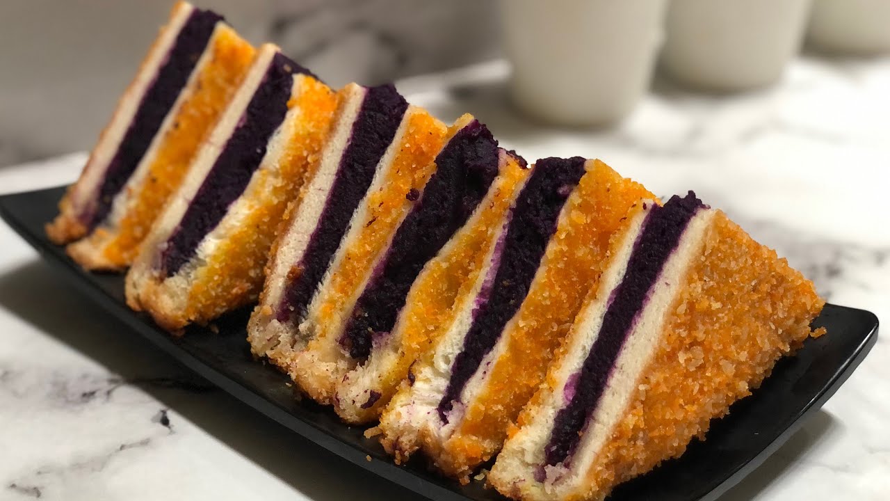 ROTI GORENG UBI UNGU | GOGUMA BREAD CRISPY | OLAHAN UBI UNGU YANG ENAK ...