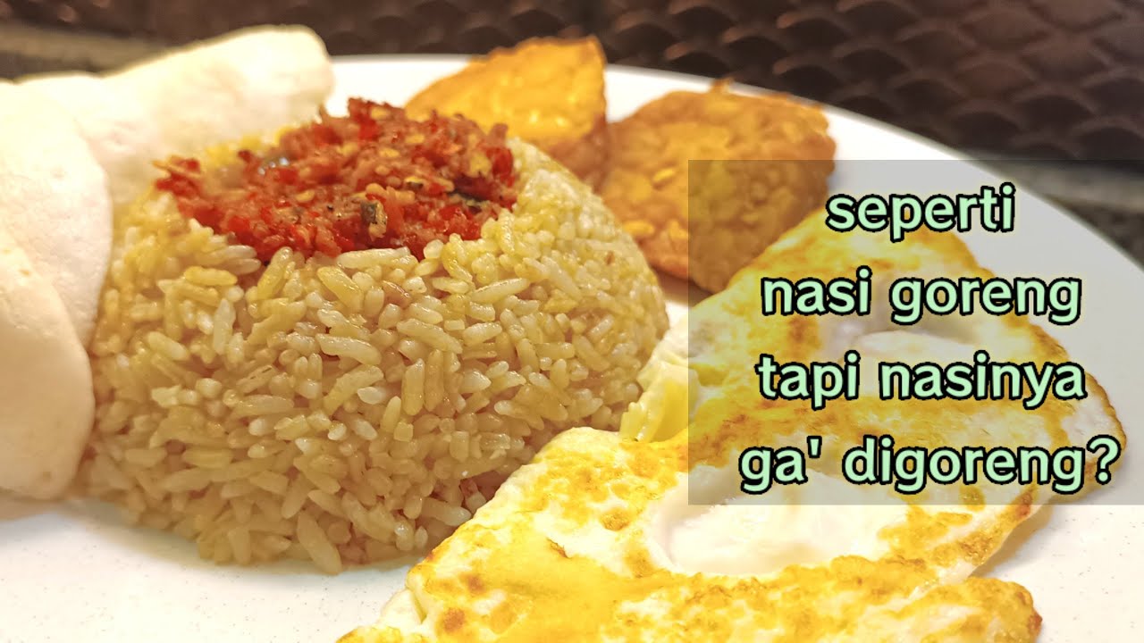 SPICY ANCHOVY BUTTER RICE, NASI MENTEGA SAMBAL IKAN TERI.. SEDAP. 🌶🌶 ...