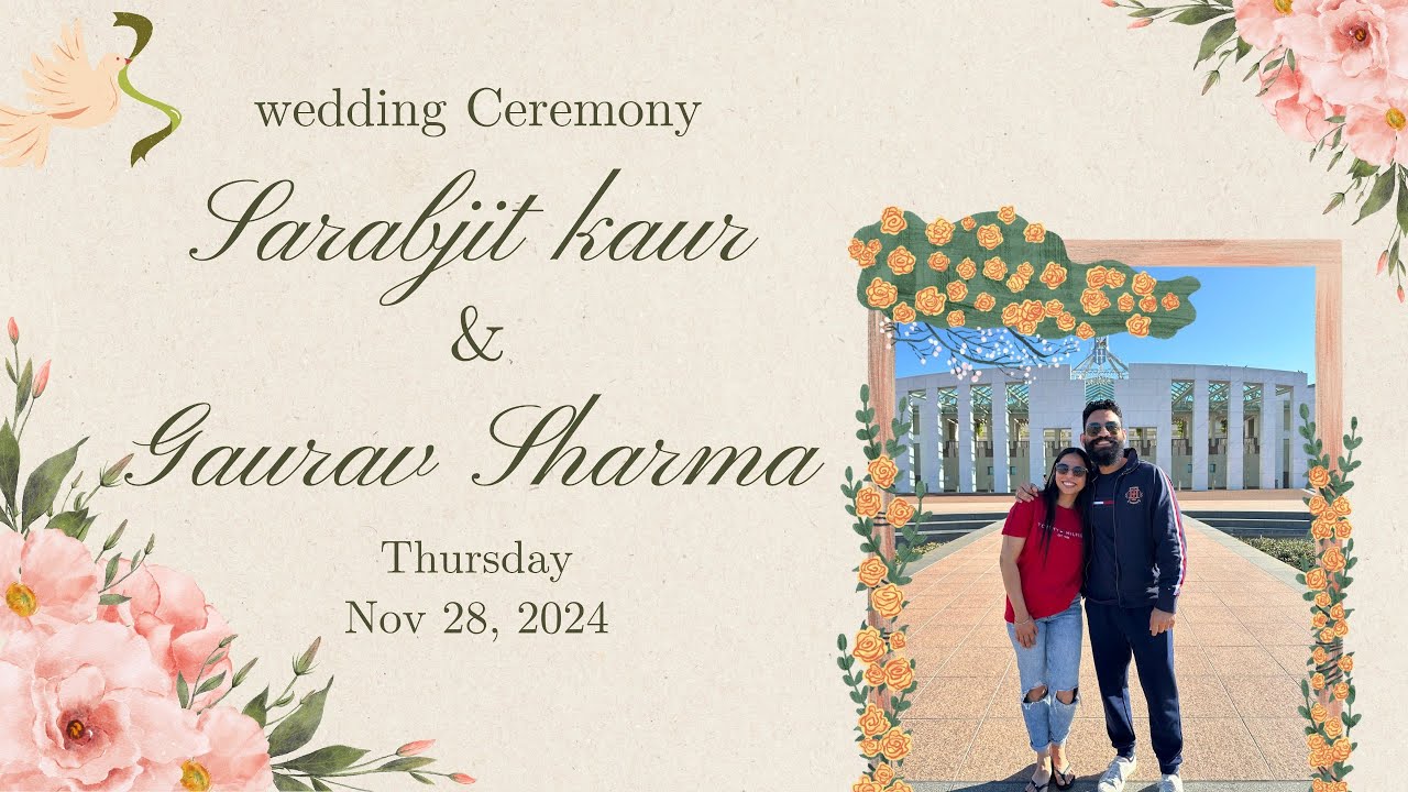 Sarabjit weds Gaurav - YouTube