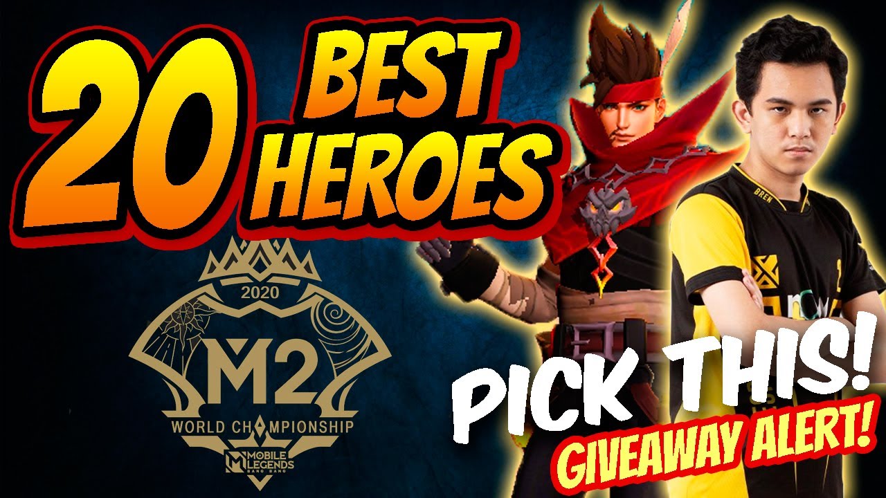 20 MOST PICKED HEROES in M2 WORLD TOURNAMENT (Try these heroes to reach ...