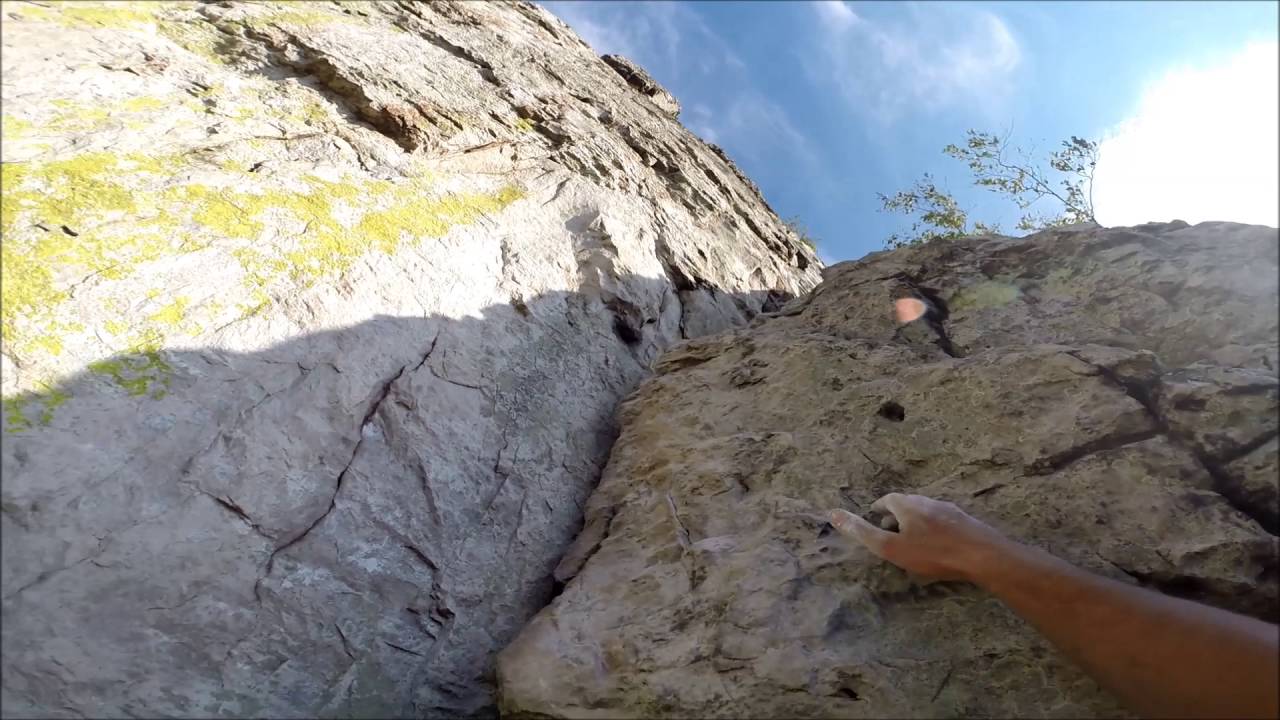 Seneca Rocks-The Green Wall - YouTube
