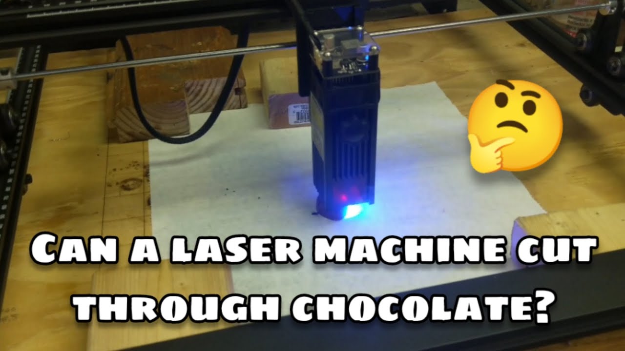 Can a laser machine cut through chocolate? Let's find out! - YouTube
