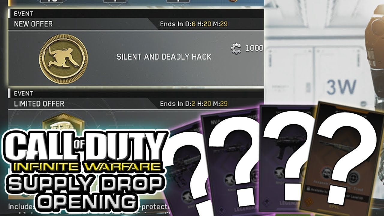 "Silent and Deadly Hack's back!" - Infinite Warfare Supply Drop Opening ...