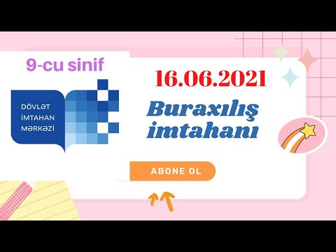 16.06.2021  #9cusinif  Buraxılış imtahanı #online#riyaziyyat