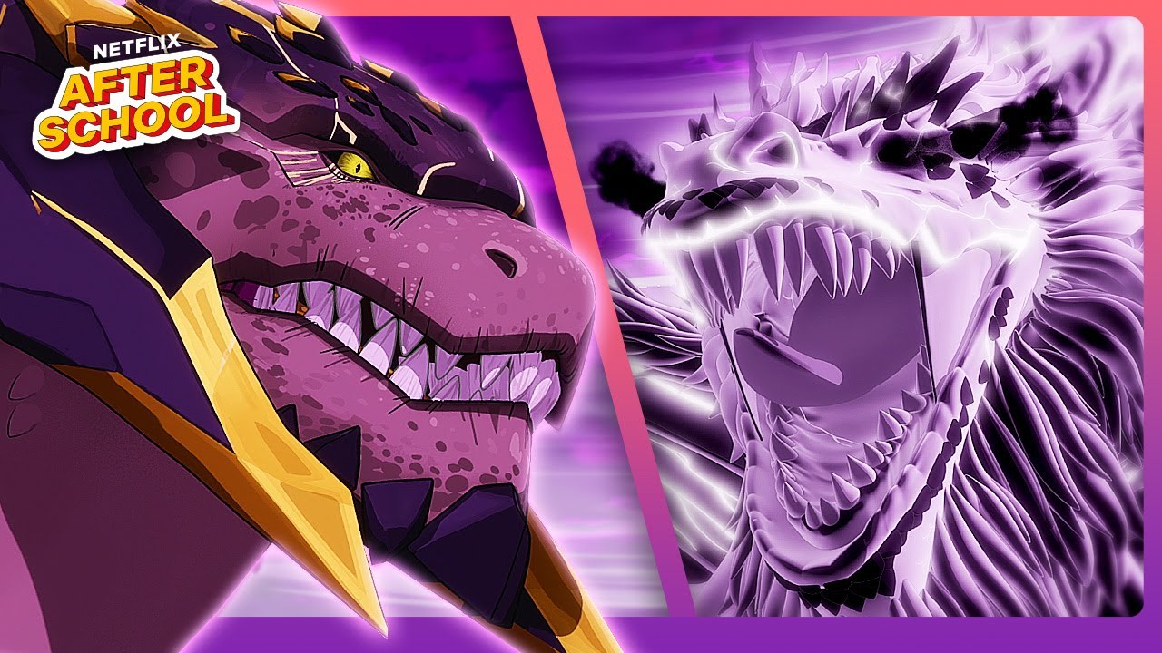 Avizandum VS Rex Igneous Dragon BATTLE 🔥🐉 The Dragon Prince | Netflix ...