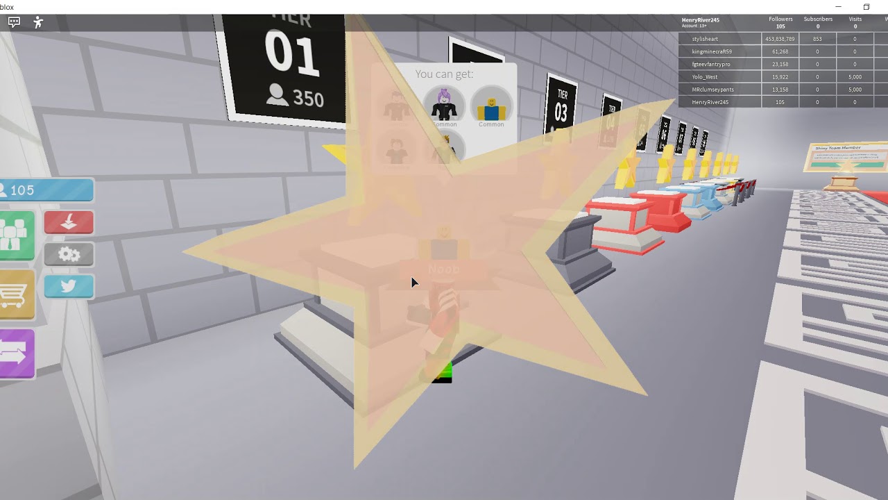 Roblox Fame Simulator - STARTING OUT AND FEATURING A RARE BERRICK ...