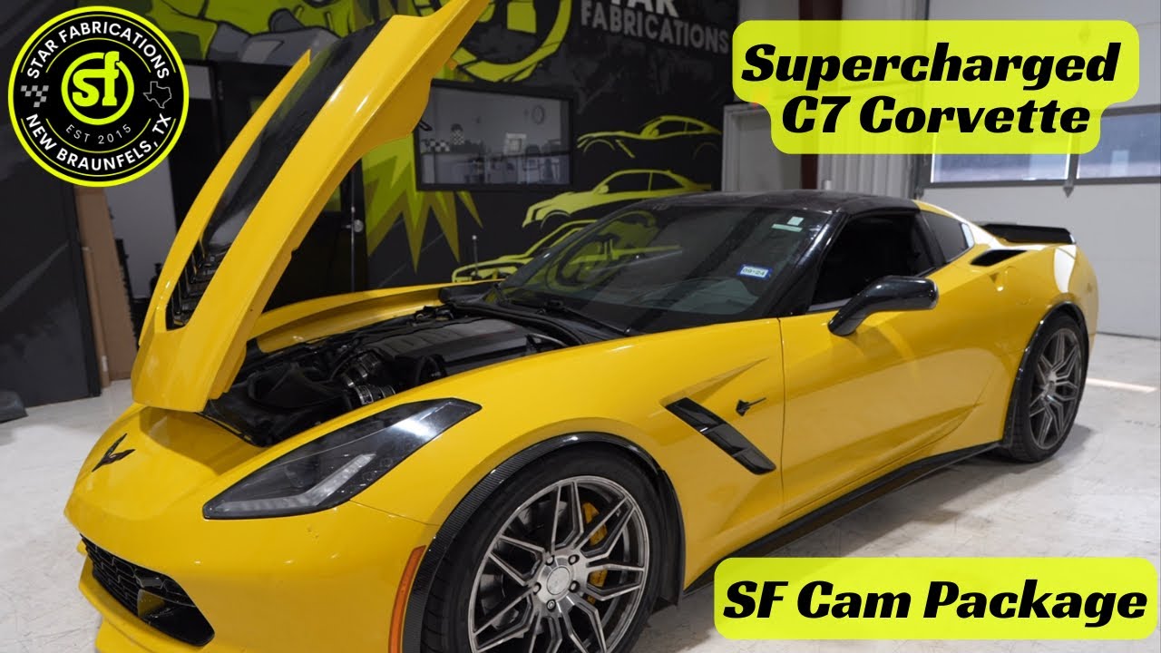 Supercharged C7 Corvette - SF custom cam package - YouTube