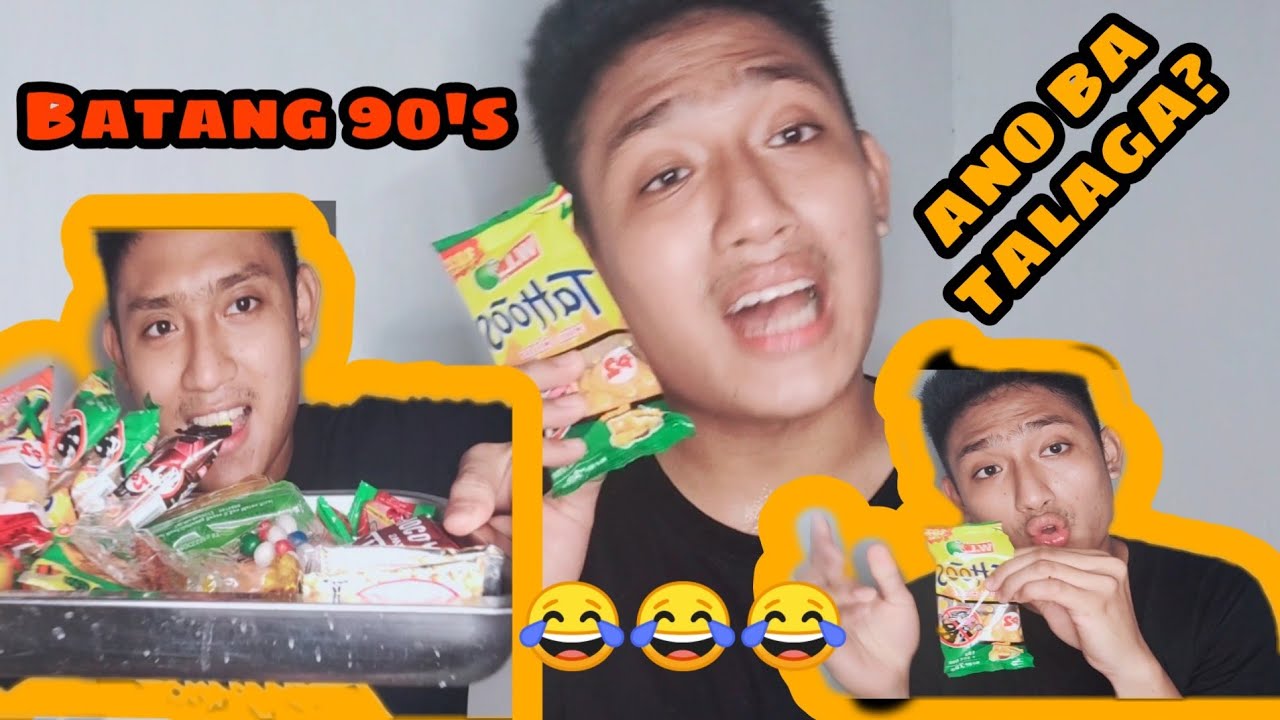 TAHOOS O TATTOOS? ANO BA TALAGA ? | MUKBANG | 90's snacks - YouTube