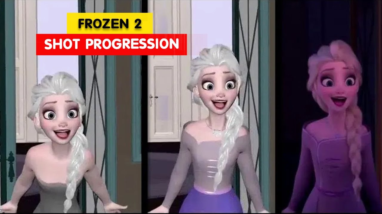 Frozen 2 | Elsa's Singing Shot Progression | Animation Breakdowns | 3D ...