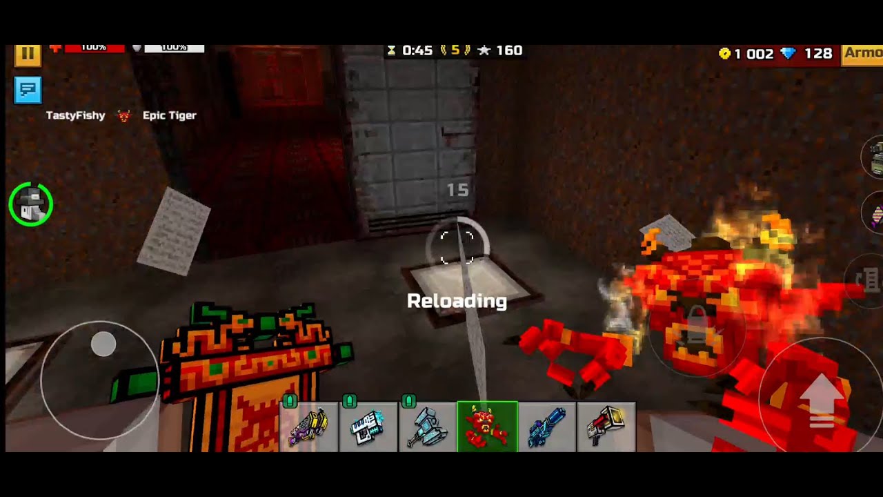 Pixel gun 3d review vũ khí fire spirit - YouTube