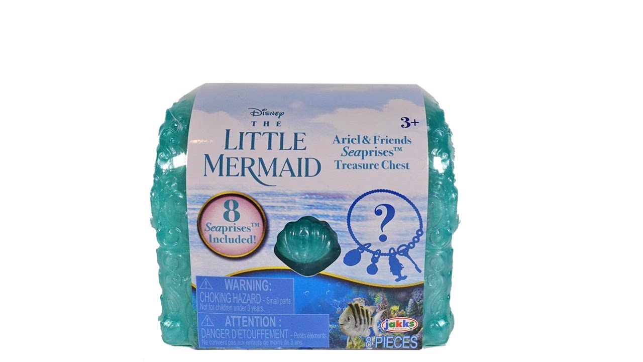 Disney The Little Mermaid Ariel and Friends Seaprises Treasure Chest ...