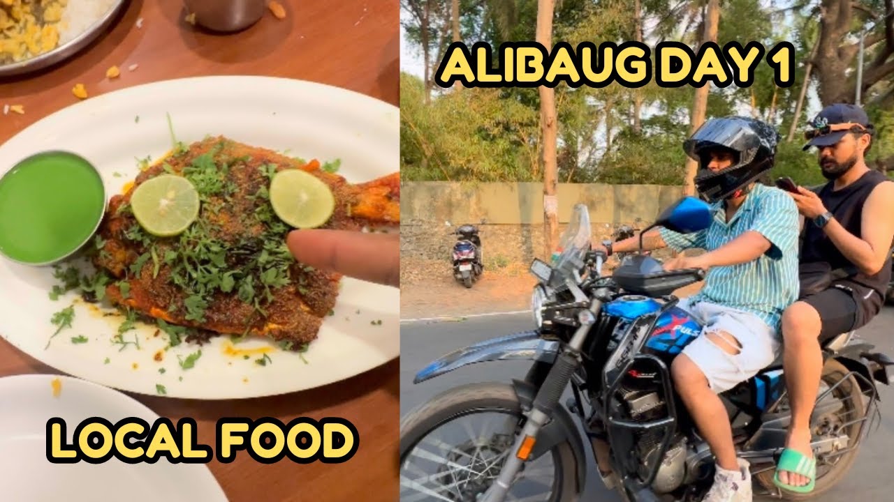 Exploring Alibaug | Buddha's Cafe | Local Food | Awas Beach - YouTube
