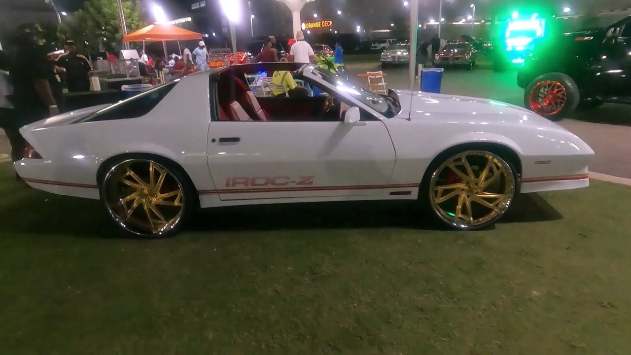 Camaro Z28 on Brush Gold Ruccis - YouTube