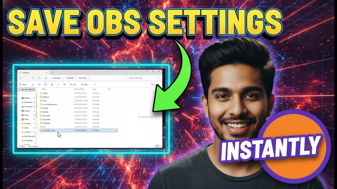 How to Save OBS Settings to New Computer | Step-by-Step Guide - YouTube