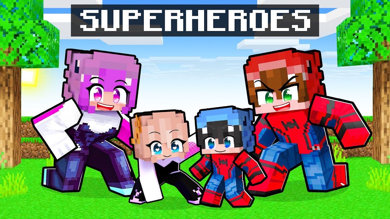 Nos Convertimos en SUPERHEROES en Minecraft! - YouTube
