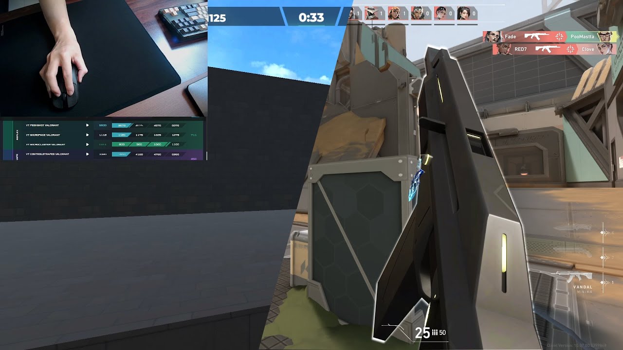 day 59 of 10 mins of aimlabs + val gameplay with Minima Vandal - YouTube