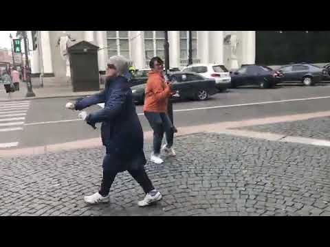 Anti-COVID dance.