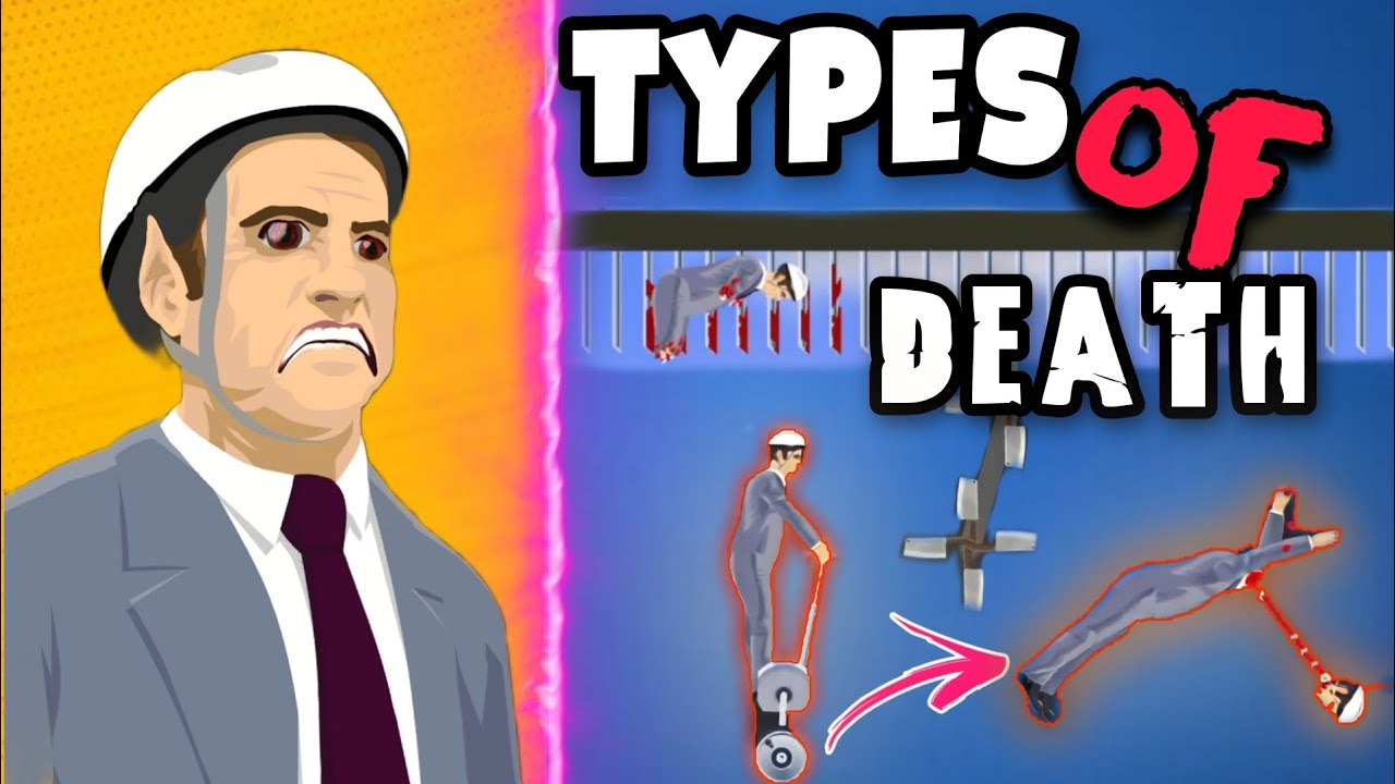 Happy wheels Types of death 🤣 #gameplay #walkthrough - YouTube